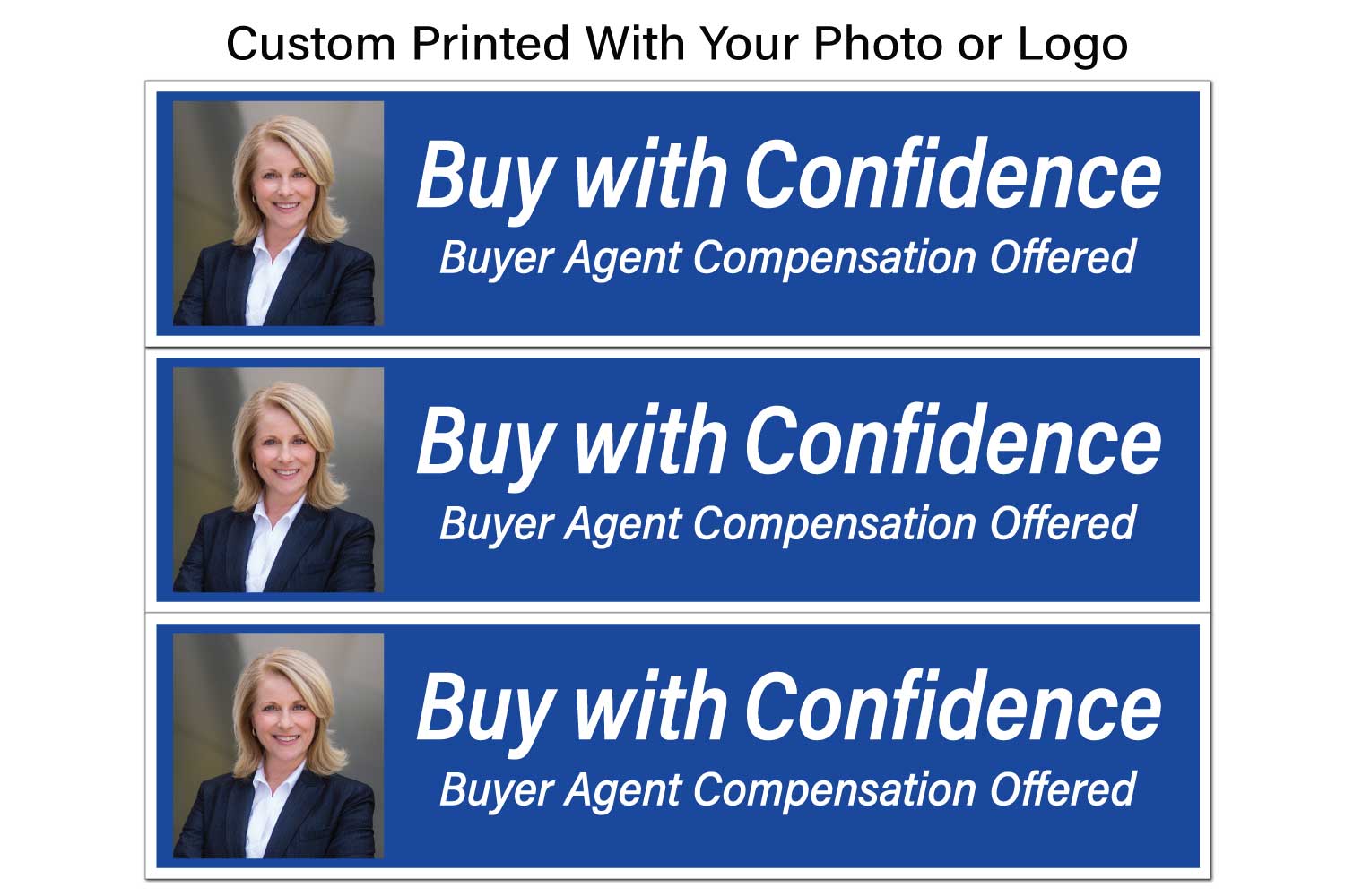 Buy With Confidence Sign Riders | Specialty Sign Store